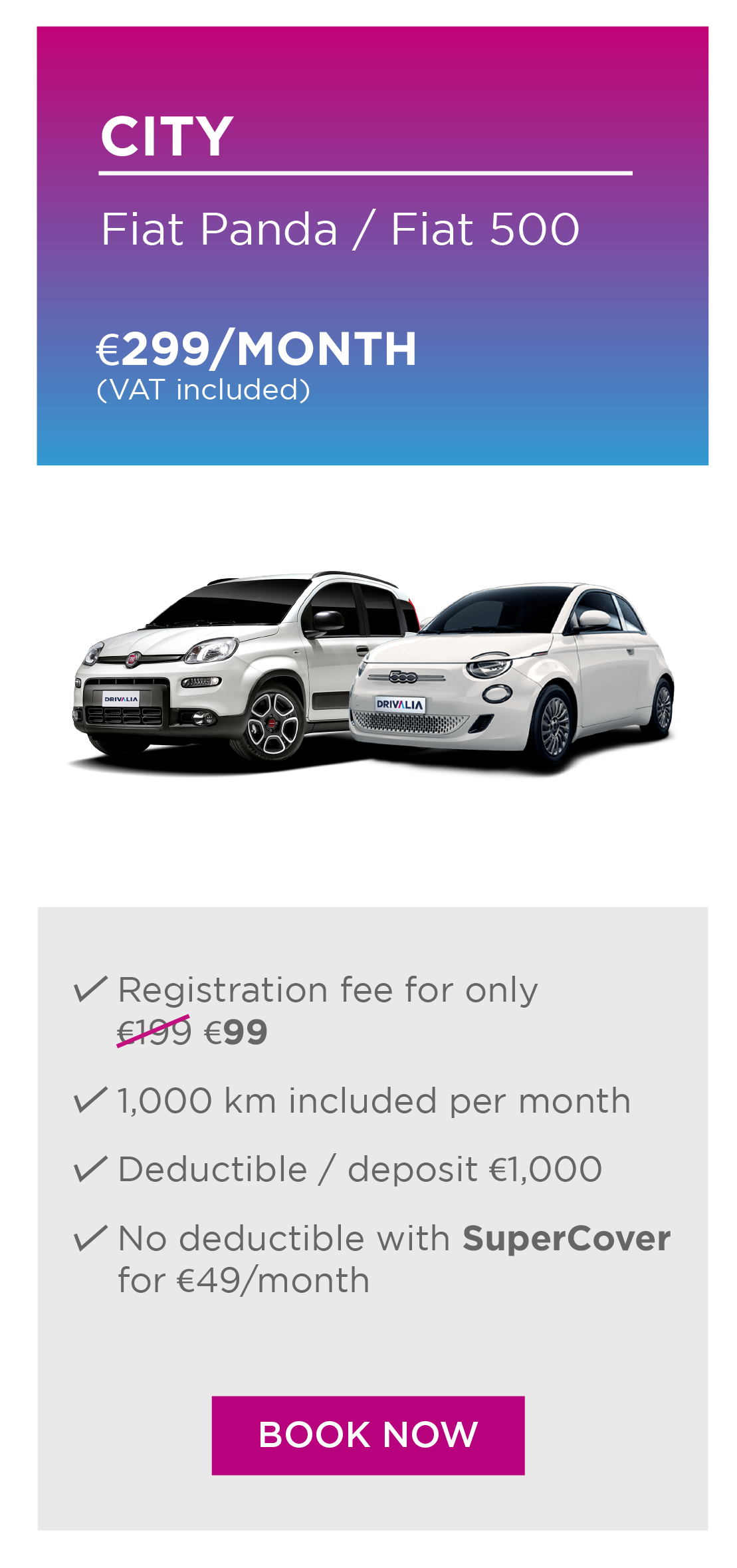 Car subscription - CarCloud Drivalia